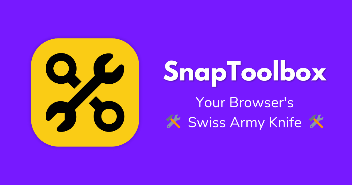 About Us - SnapToolbox